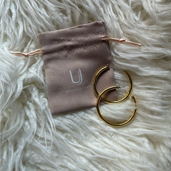 Uncommon James | Jewelry | Nwt Uncommon James Classic Gold Hoops Large ...